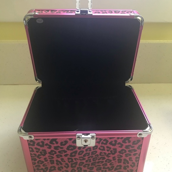 Makeup | Pink Leopard Beauty Makeup Case | Poshmark